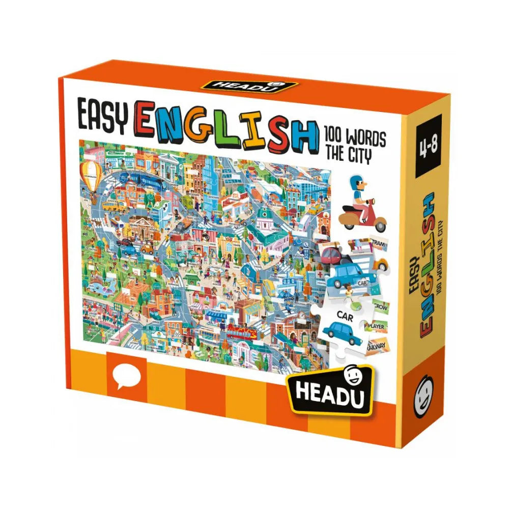 Headu Easy English 100 Mots Ville - 4-8 Ans+ | Wlidaty Maroc - 1er site E-Commerce pour la ...