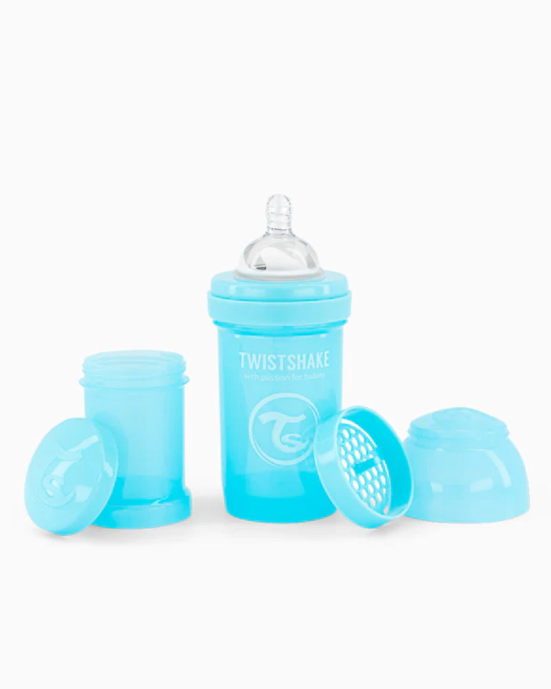 Biberon Anti-Colique Twistshake 180ml 0M+ - Bleu | Wlidaty Maroc - 1er site E-Commerce de ...