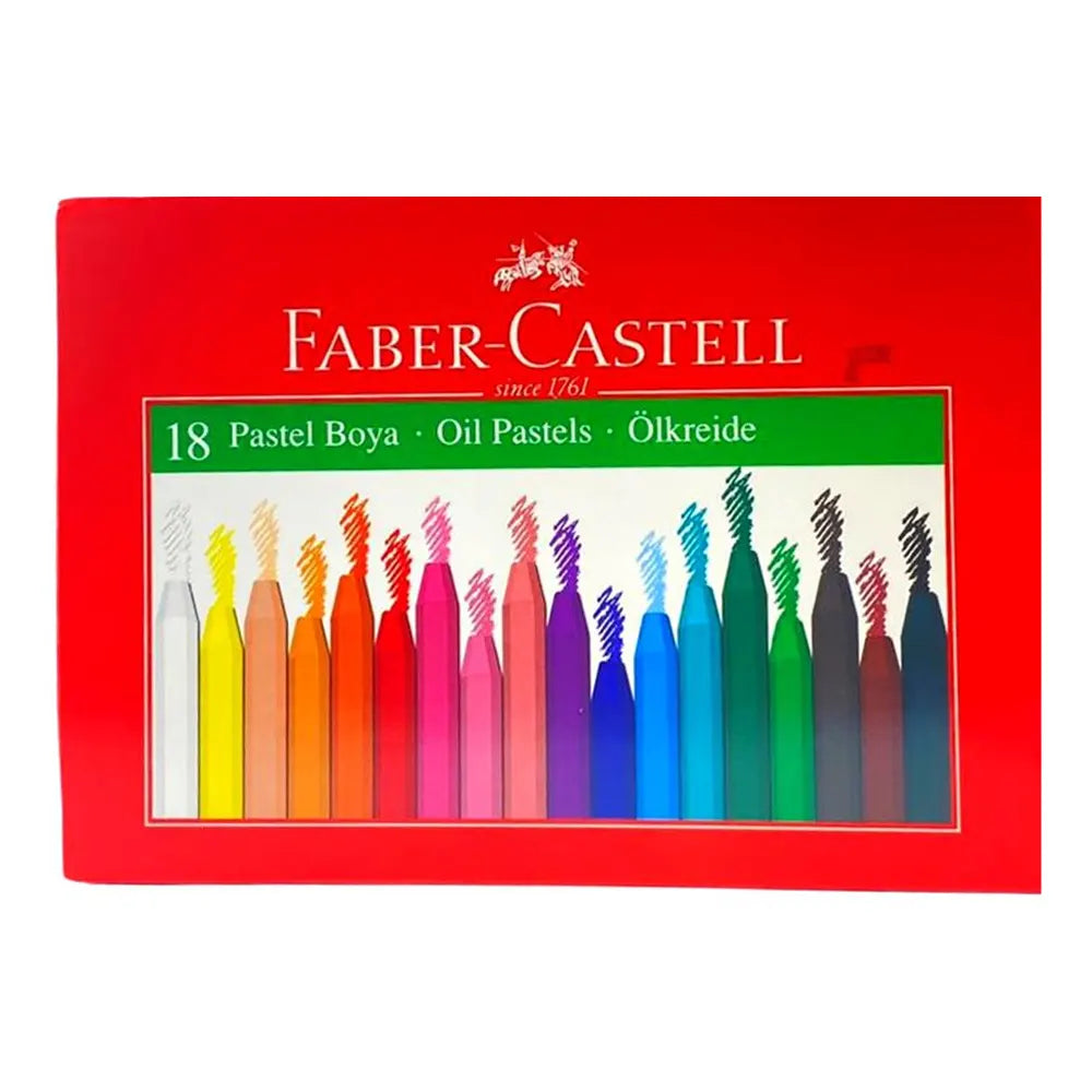 Faber-Castell Boîte de 18 Pastel à l’Huile Hexagonal | Wlidaty Maroc ...