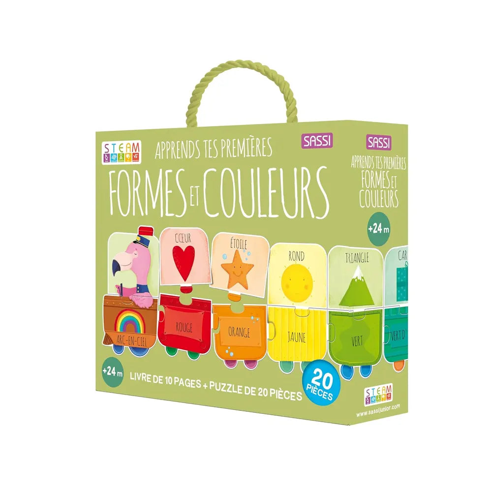 Sassi Steam Puzzle Apprends tes premières formes et couleurs - 2A ...