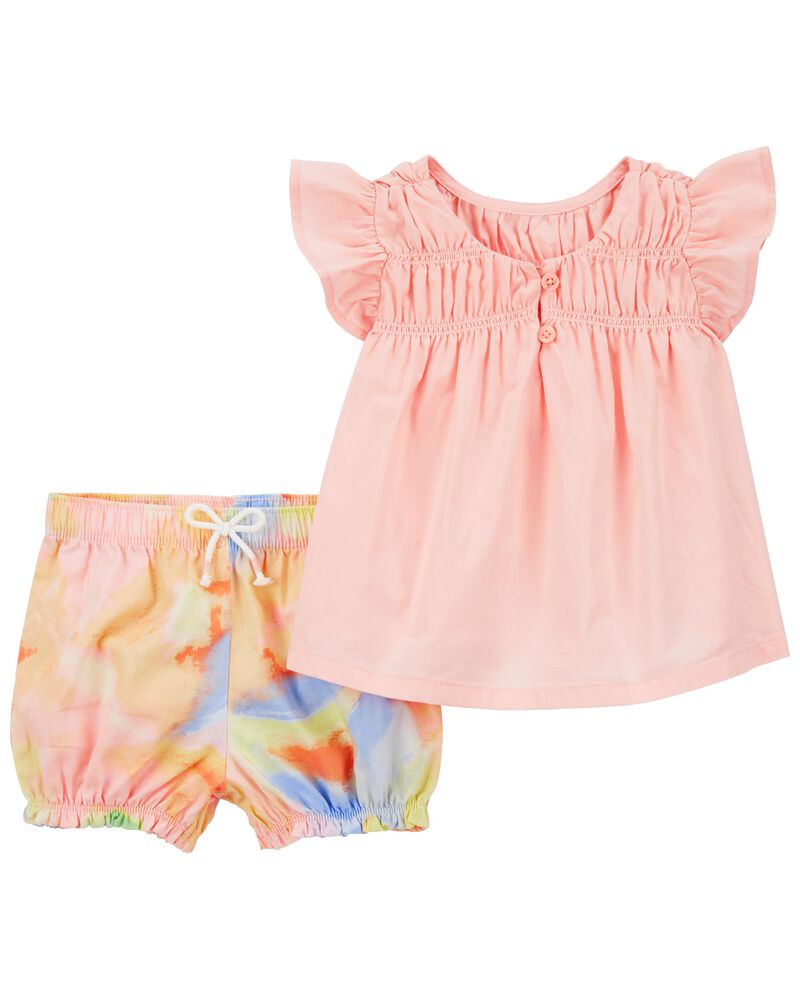 Ensemble 2 Pièces Haut & Short Carter's - Rose | Wlidaty Maroc - 1er ...