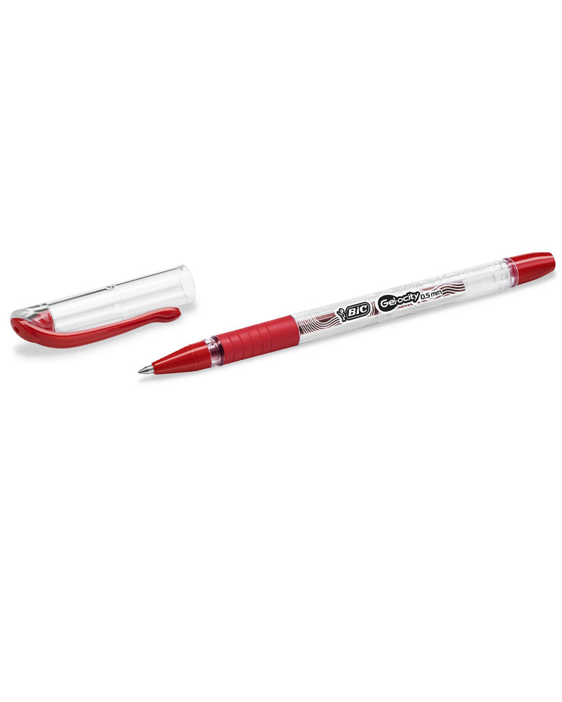 Stylo Bic GelOcity Illusion - Rouge | Wlidaty Maroc – wlidaty