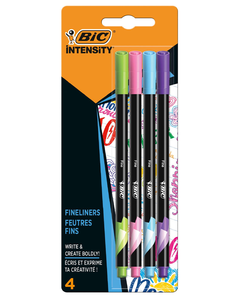 Bic Feutres Intensity Fine Fun 4 Pièces | Wlidaty Maroc – wlidaty