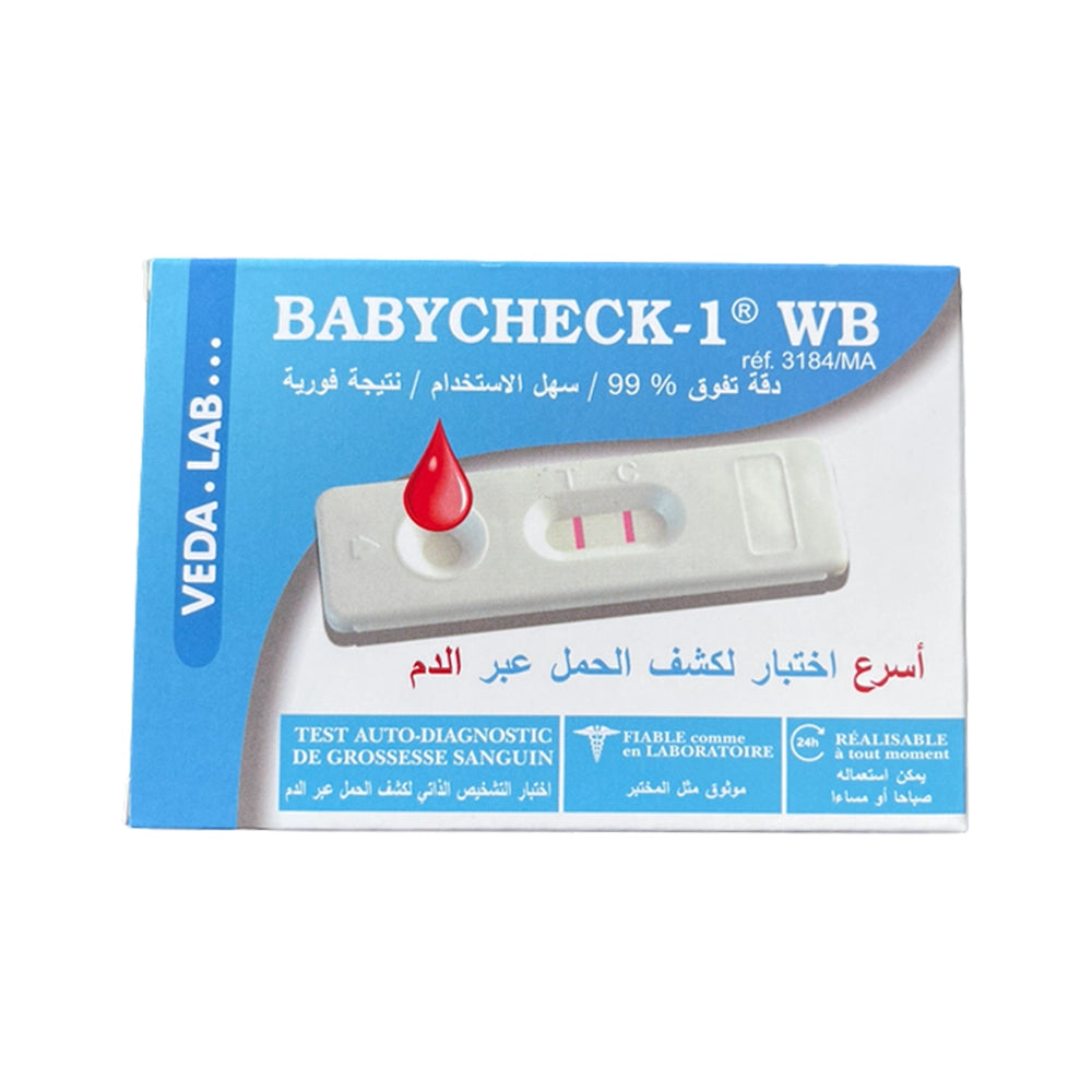 Babycheck-1 WB Test de Grossesse Sanguin | Wlidaty Maroc - 1er site E ...