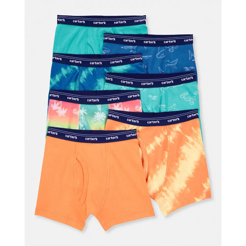Lot de 7 Boxers Tie-dye Garçon Carter's | Wlidaty Maroc - 1er site E ...