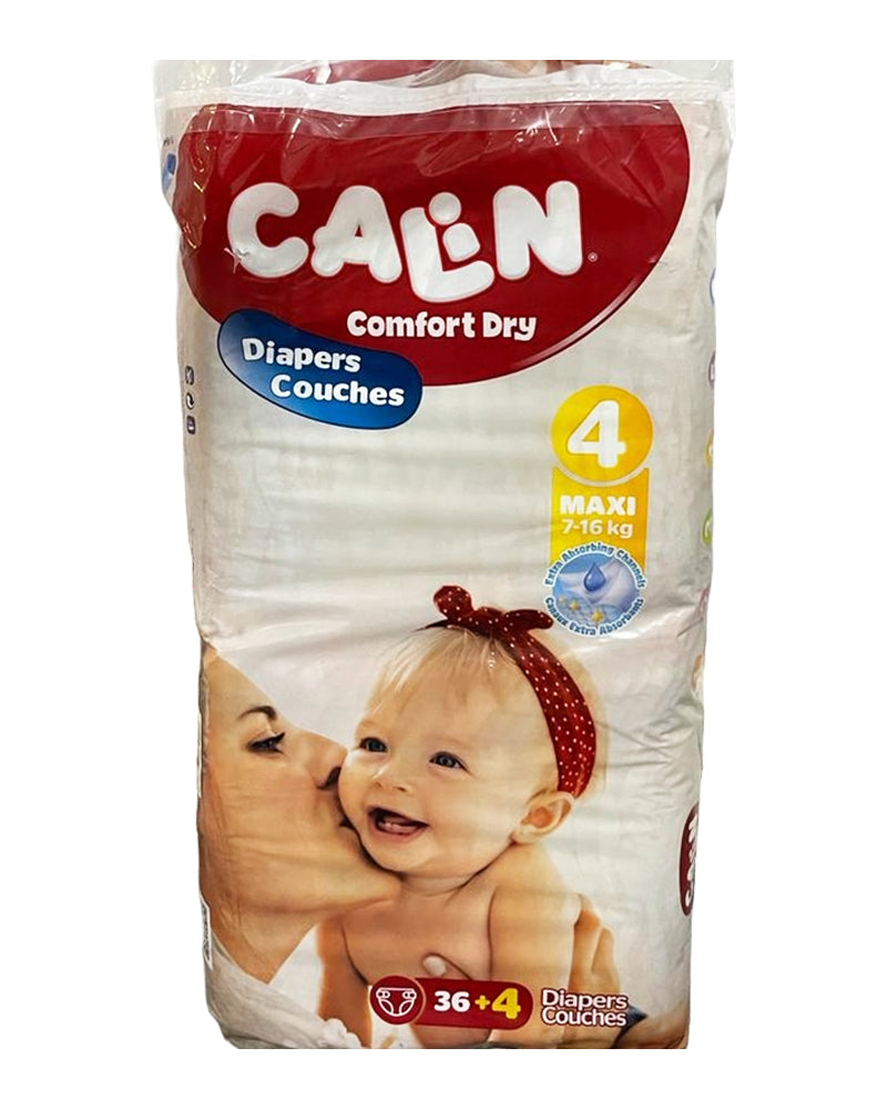 Calin Baby Diapers Size 4 - 36 Count + 4 | Wlidaty Morocco - #1 Family ...