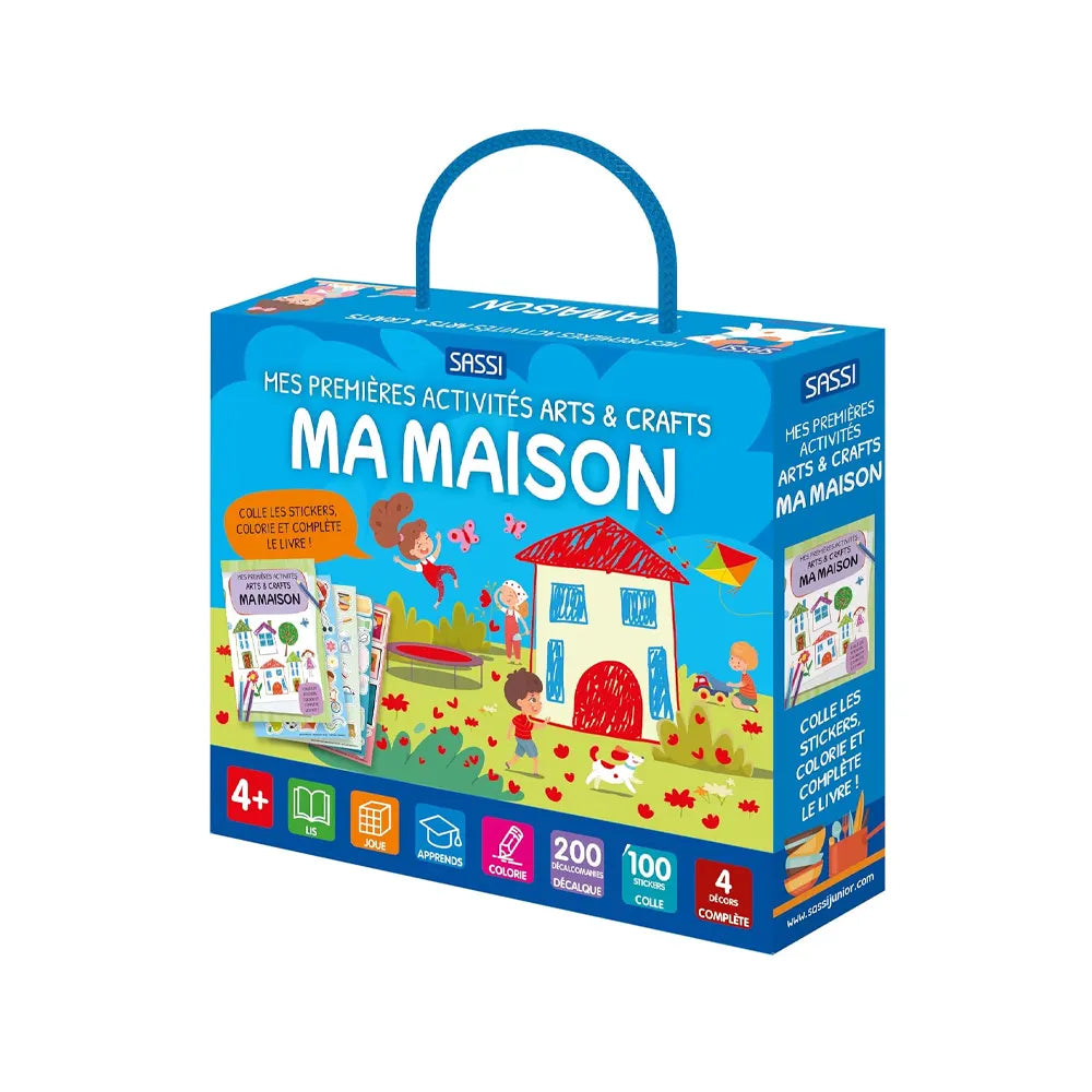 Sassi Mes Premières Activités Arts & Crafts Ma Maison - 4A+ | Wlidaty ...