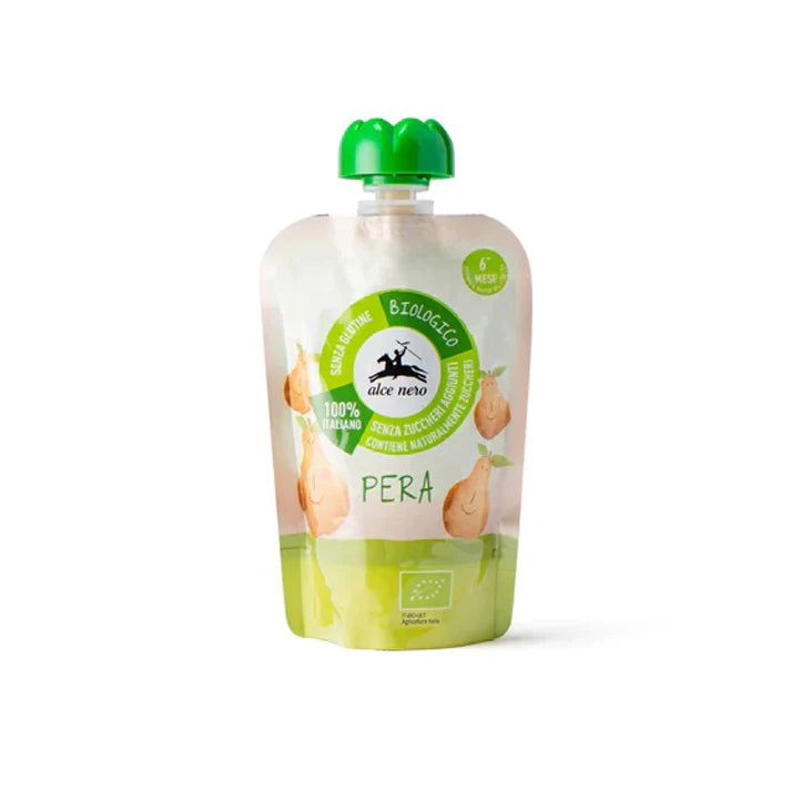 Alce Nero Pear Puree 100g | Wlidaty Morocco - #1 Family E-Commerce ...
