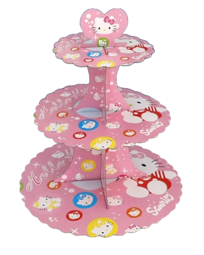 Support à Gâteaux en Papier Pliable - Hello Kitty | Wlidaty Maroc - 1er ...