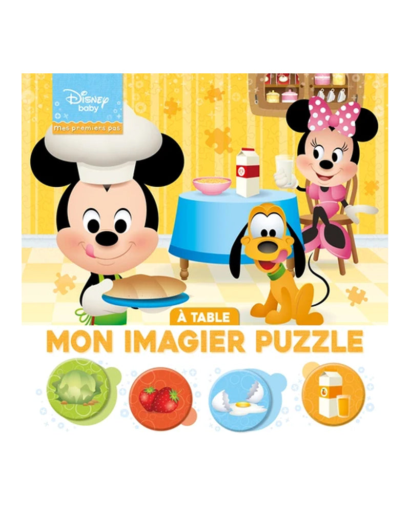 Disney Baby Mon Imagier Puzzle - A Table | Wlidaty Maroc - 1er site E ...