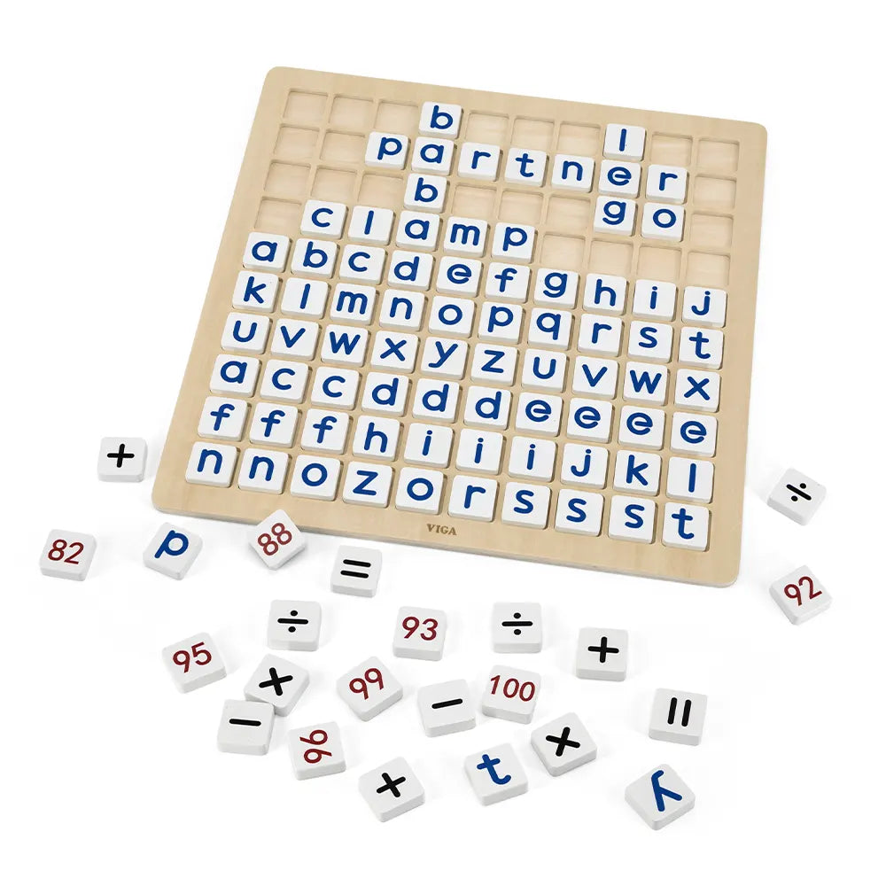 Viga Toys Tableau d'Apprentissage Math & Alphabet 3A+ | Wlidaty Maroc ...