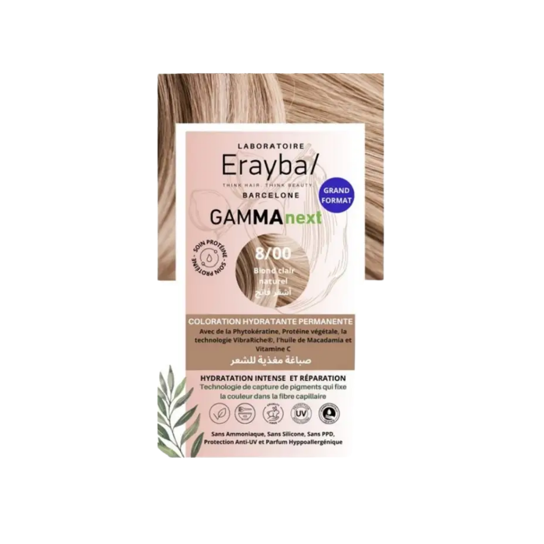 Erayba Gamma Hair Color 8/00+ Intense Light Blonde | Wlidaty Morocco ...