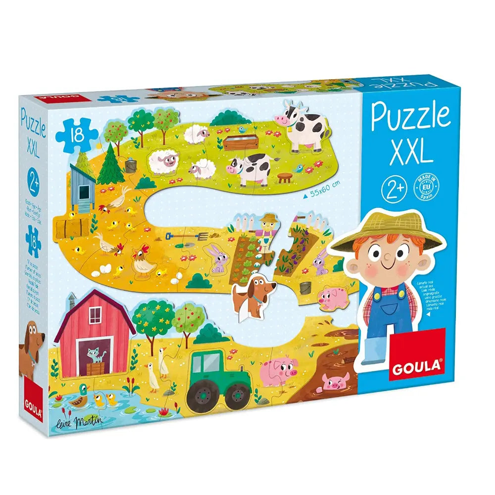Goula XXL Farm Puzzle 18 Pieces - 2Y+ | Wlidaty Morocco - #1 Family E ...
