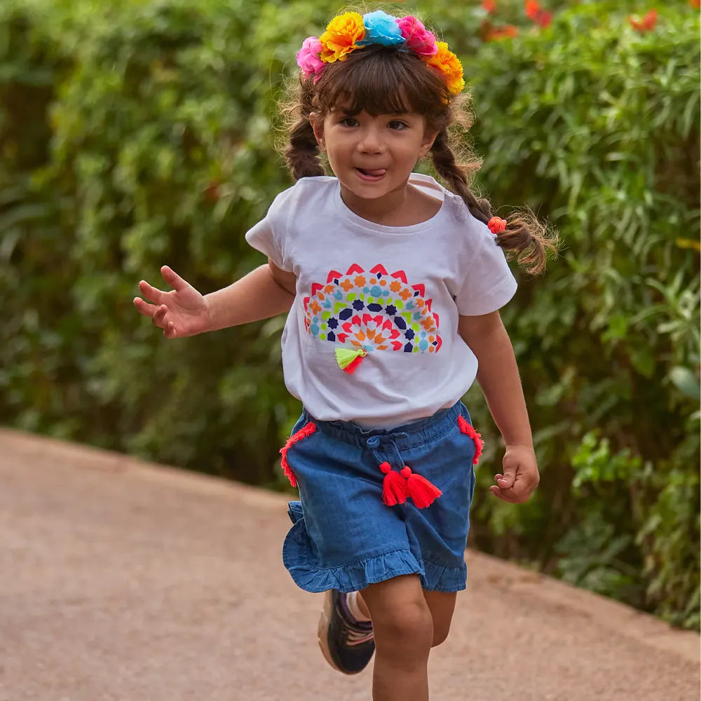 Maïcha Ensemble Olé T-shirt et Short - 2 pièces | Wlidaty Maroc - 1er ...