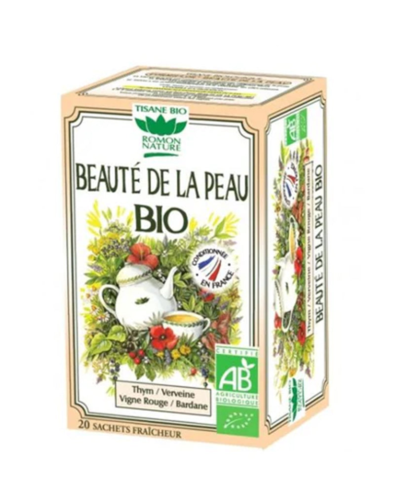 Romon Nature Tisane Beauté de la peau Bio - 20 sachets | Wlidaty Maroc ...