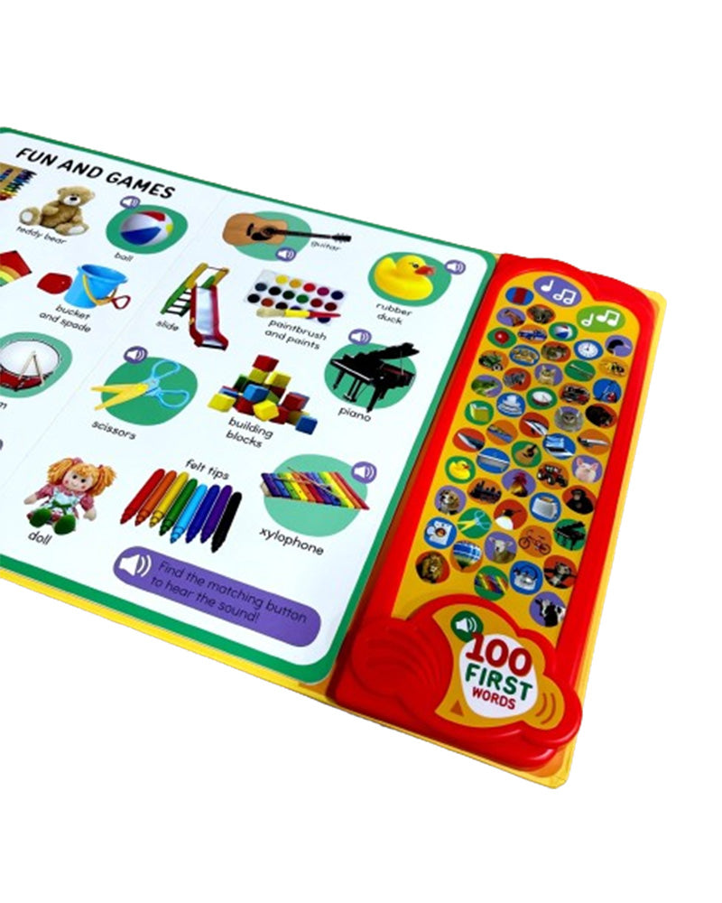 50 Button Photo Sound Book - First Words | Wlidaty Morocco - Leading E ...
