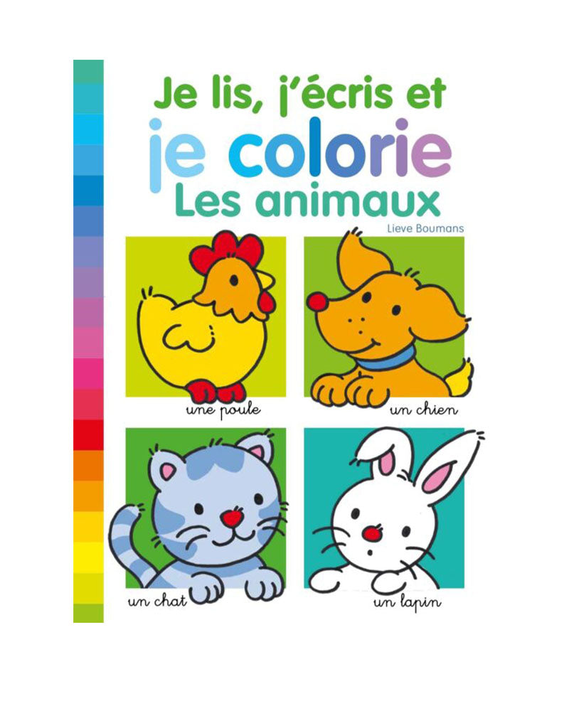Plume Univers Je Lis J'écris Et Je Colorie - Les Animaux | Wlidaty ...