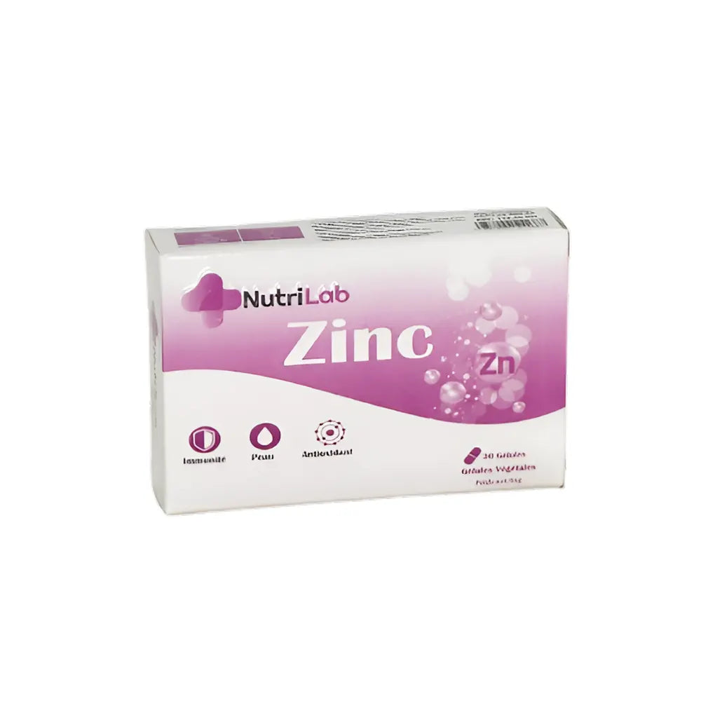 Nutrilab Zinc - 30 Capsules | Wlidaty Morocco - 1st E-Commerce site for ...