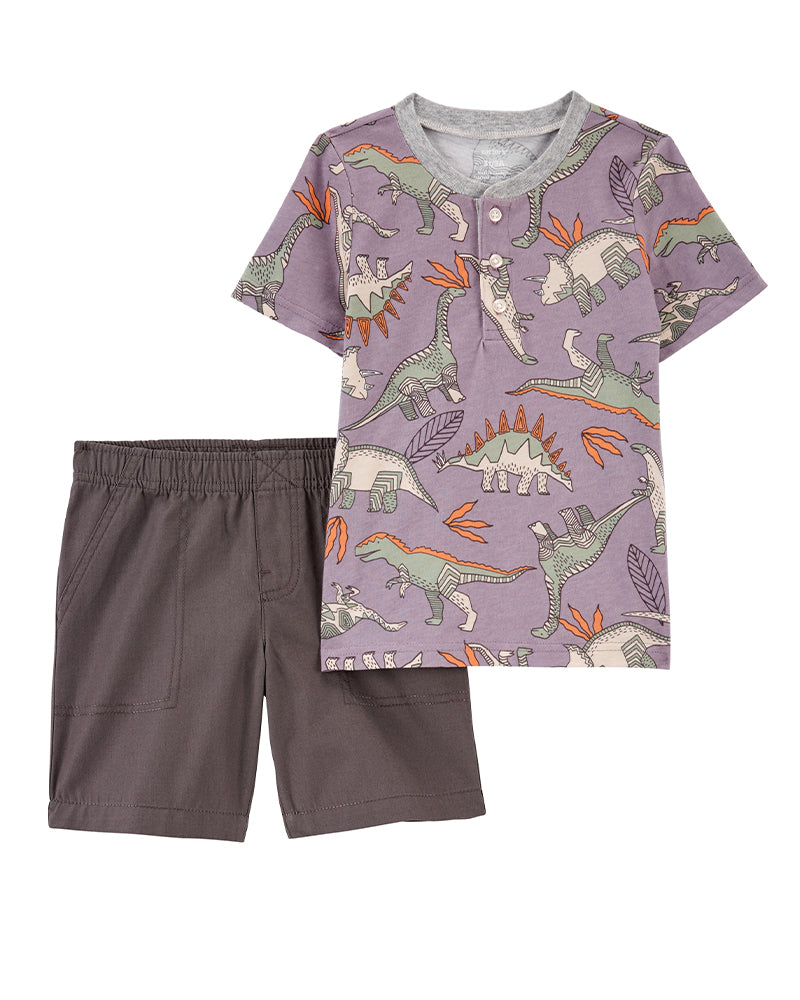 Ensemble T-shirt et Short Carter's - Dino | Wlidaty Maroc - 1er site E ...