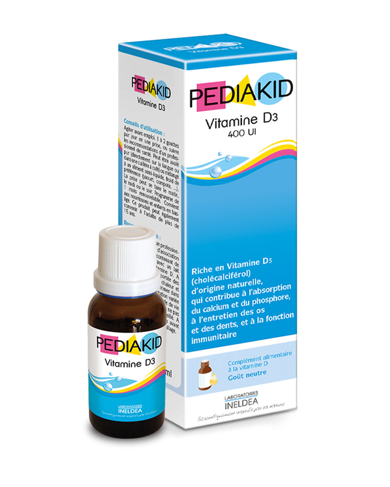 PEDIAKID Vitamin D3 - 20ml | Wlidaty Maroc - 1er site E-Commerce de ...